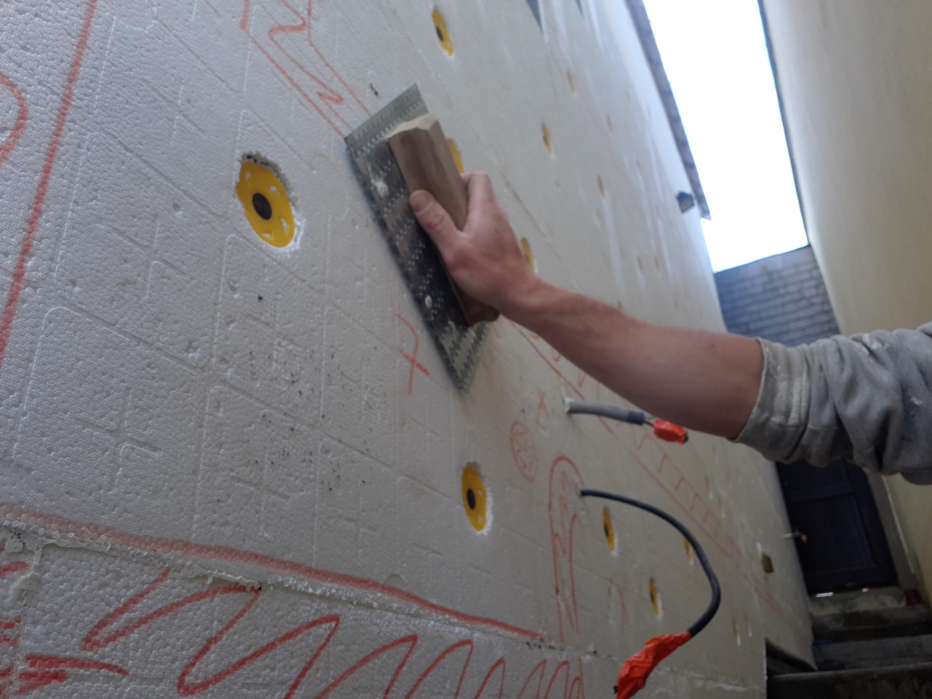 ITE avec enduit - Eveno Isolation